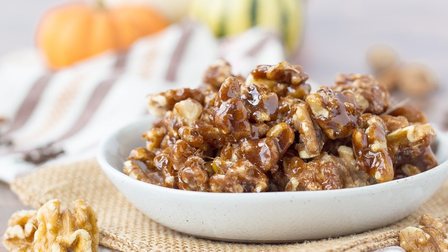 Pumpkin Spice Candied Walnuts - California Walnuts