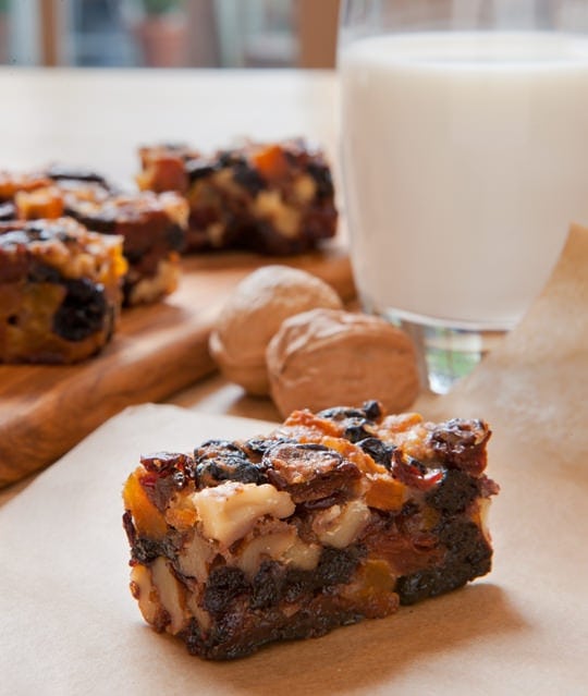 Chewy Blueberry-Walnut Bars - California Walnuts