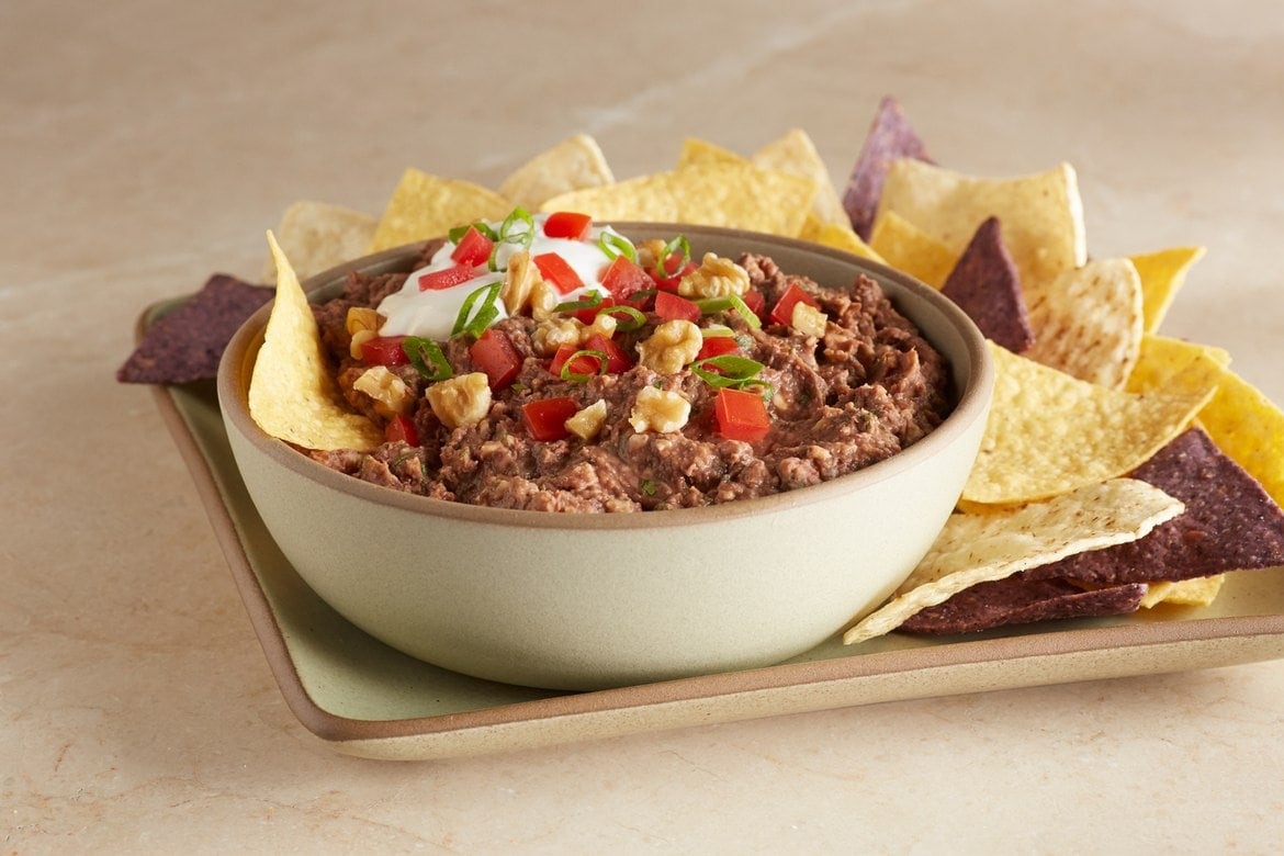 Black Bean Walnut Dip - California Walnuts