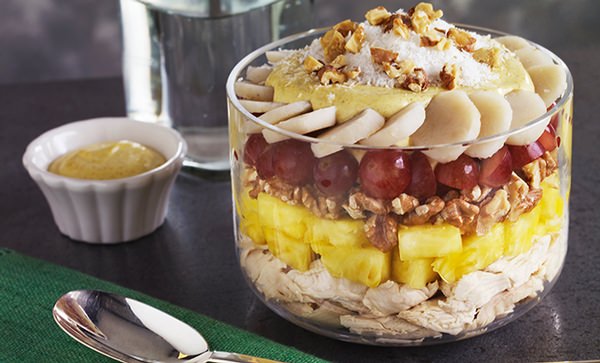 Chicken Curry Walnut Fruit Salad - California Walnuts