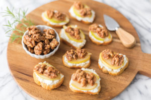 Candied Walnut Bruschetta - California Walnuts
