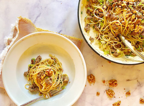 Walnut Maple Tart - California Walnuts