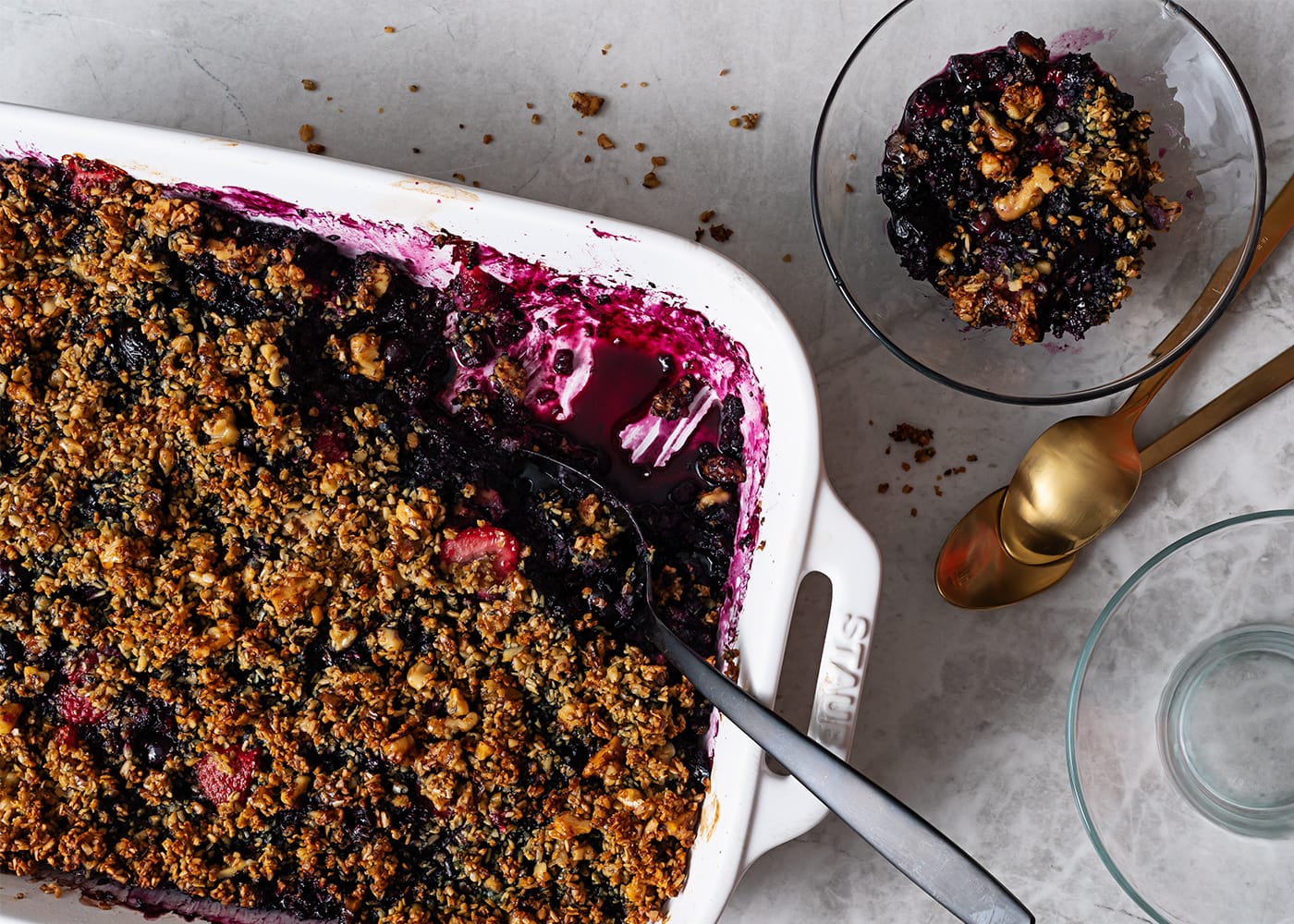 Walnut Berry Crisp - California Walnuts