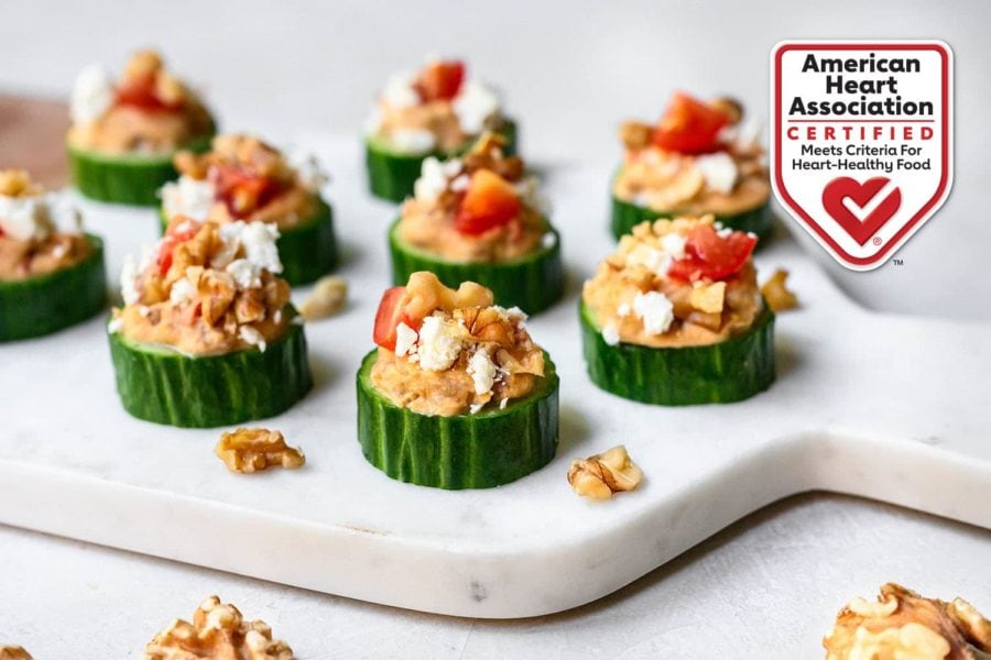 Greek Cucumber Walnut Bites - California Walnuts