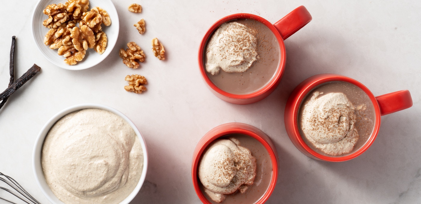 How to Make Peppermint Walnut Whipped Cream - California Walnuts