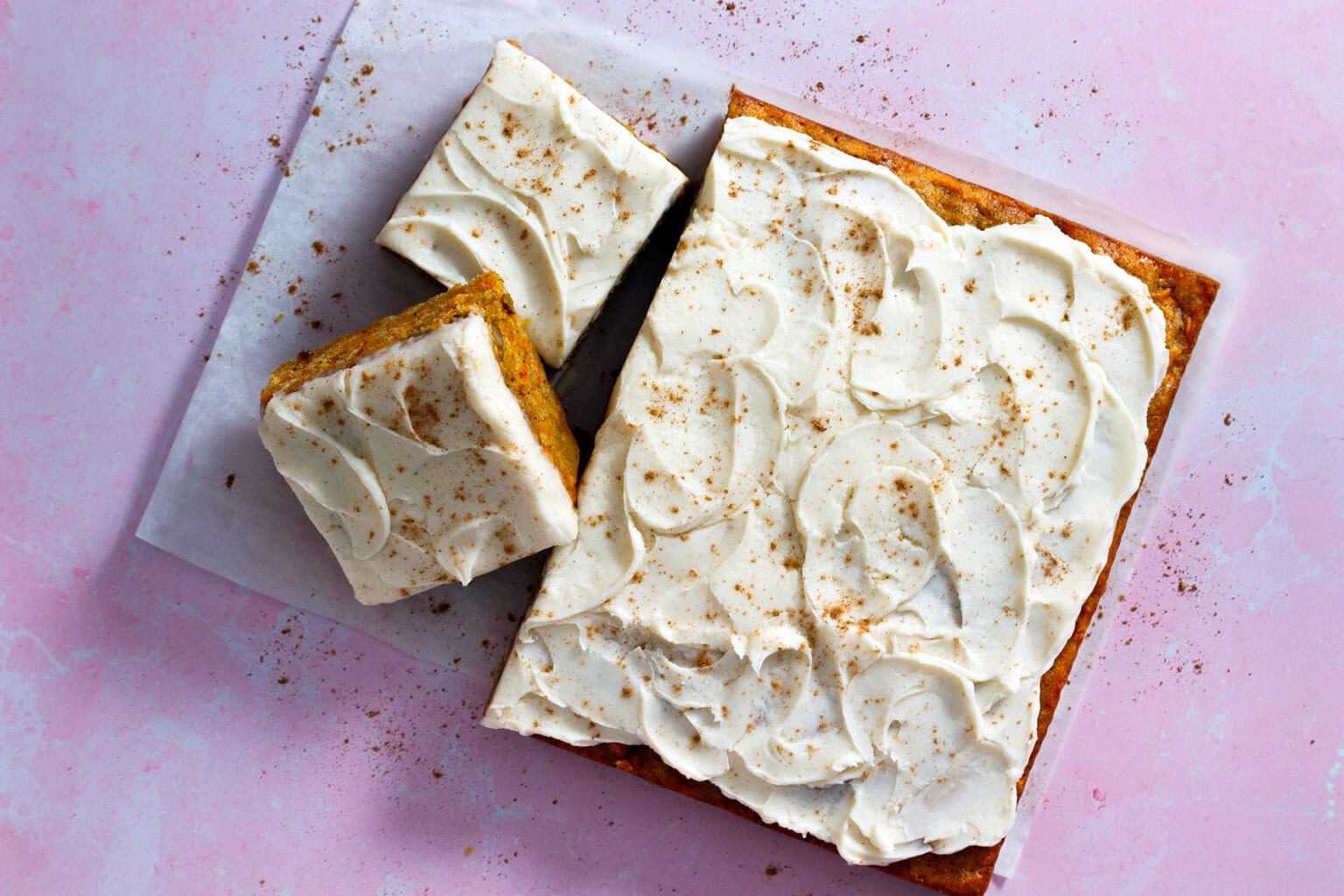 Spiced Sweetpotato Walnut Snack Cake with Nutmeg Cream Cheese Frosting ...
